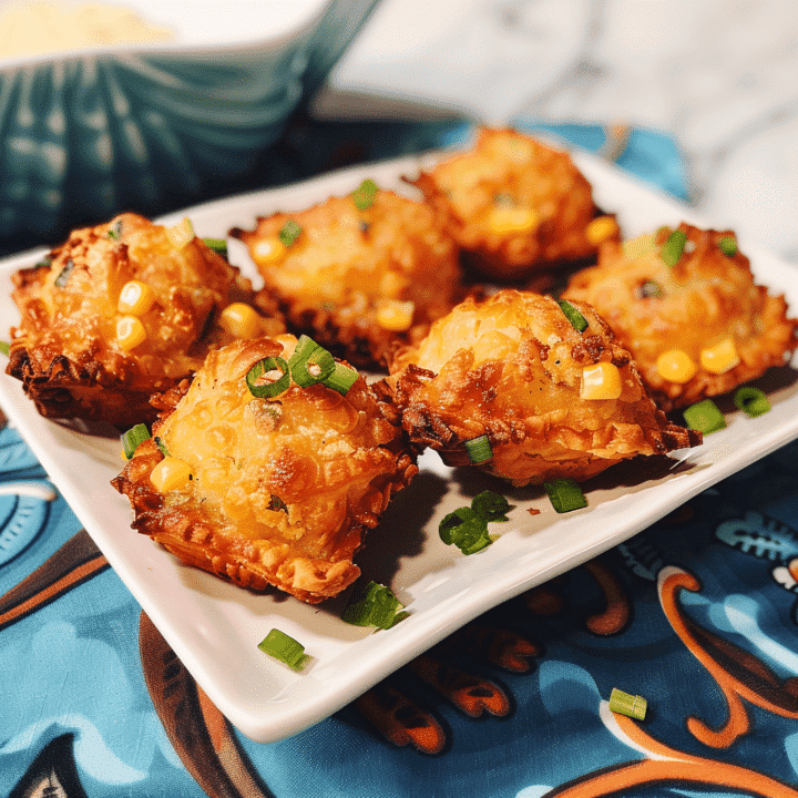 Sweet Corn Crab Puffs Recipe - avarecipes.com