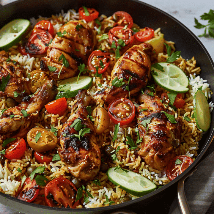 One Pot Shawarma Chicken And Rice Recipe - avarecipes.com