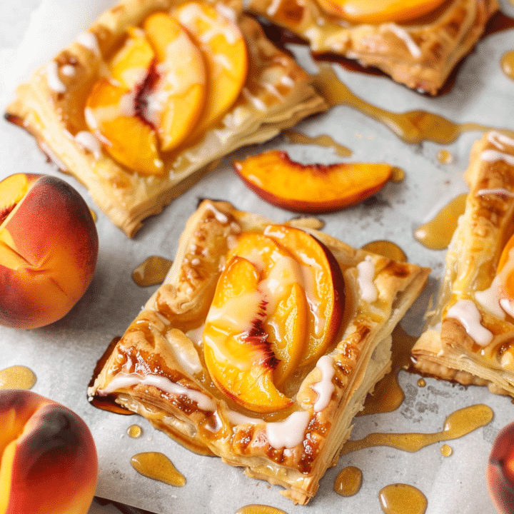 Peach Puff Pastry Recipe - avarecipes.com