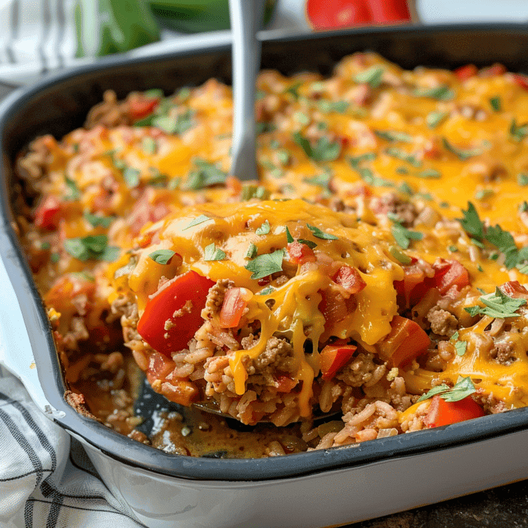 Stuffed Pepper Casserole Recipe - avarecipes.com