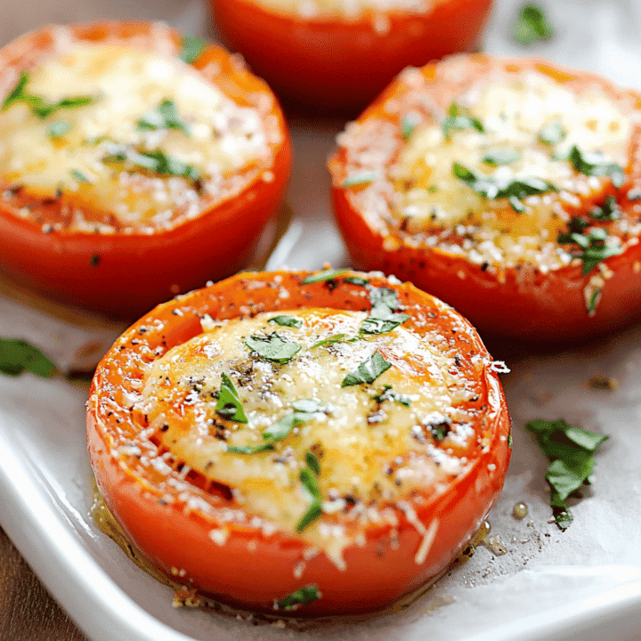 Baked Parmesan Tomatoes Recipe - avarecipes.com