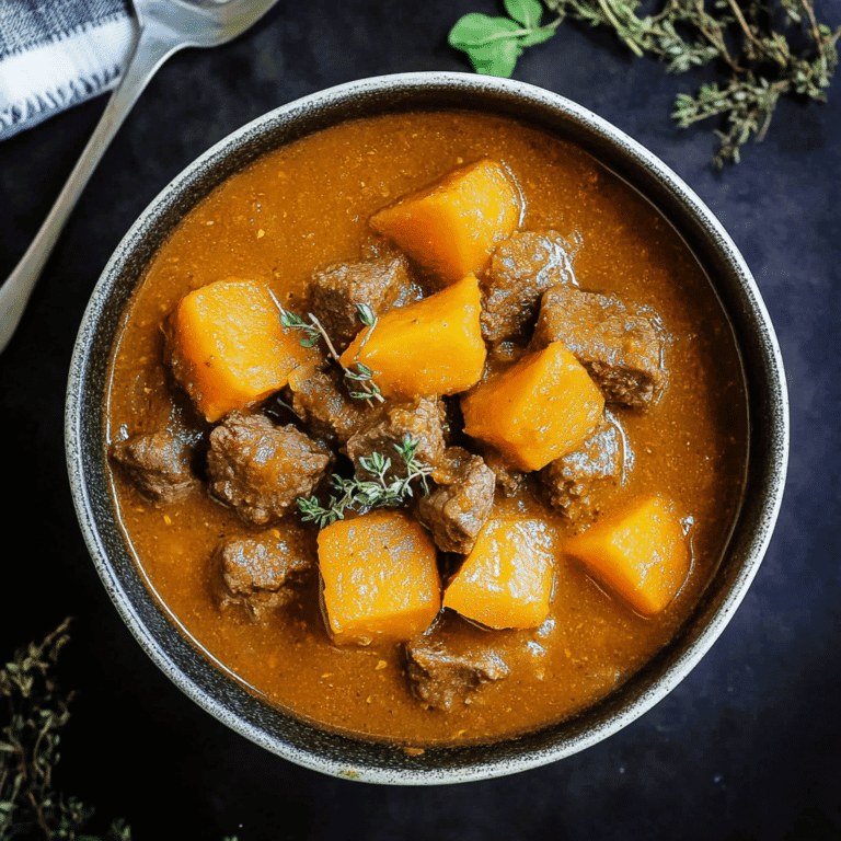 Beef Pumpkin Stew Recipe - avarecipes.com