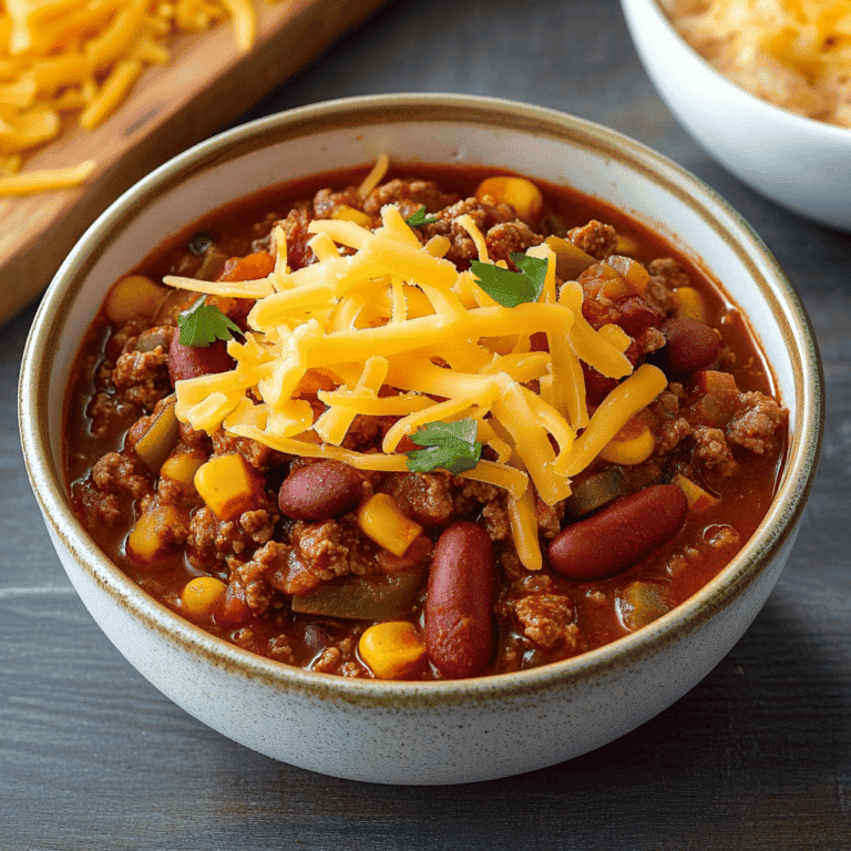Easy 5 Ingredient Chili Recipe - avarecipes.com