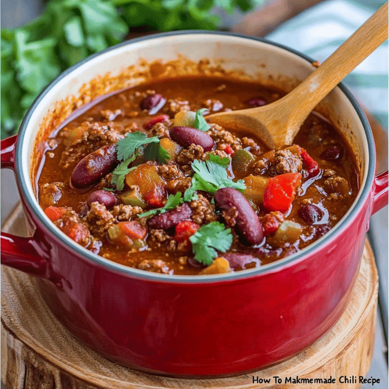 How To Make Homemade Chili Recipe - avarecipes.com