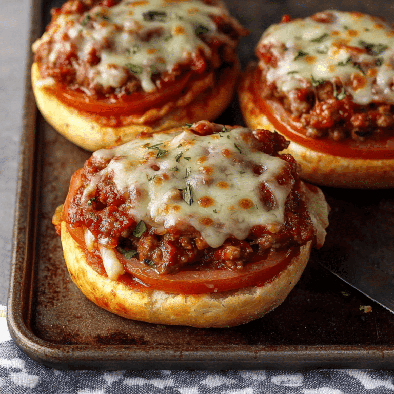 Pizza Burgers Recipe - avarecipes.com