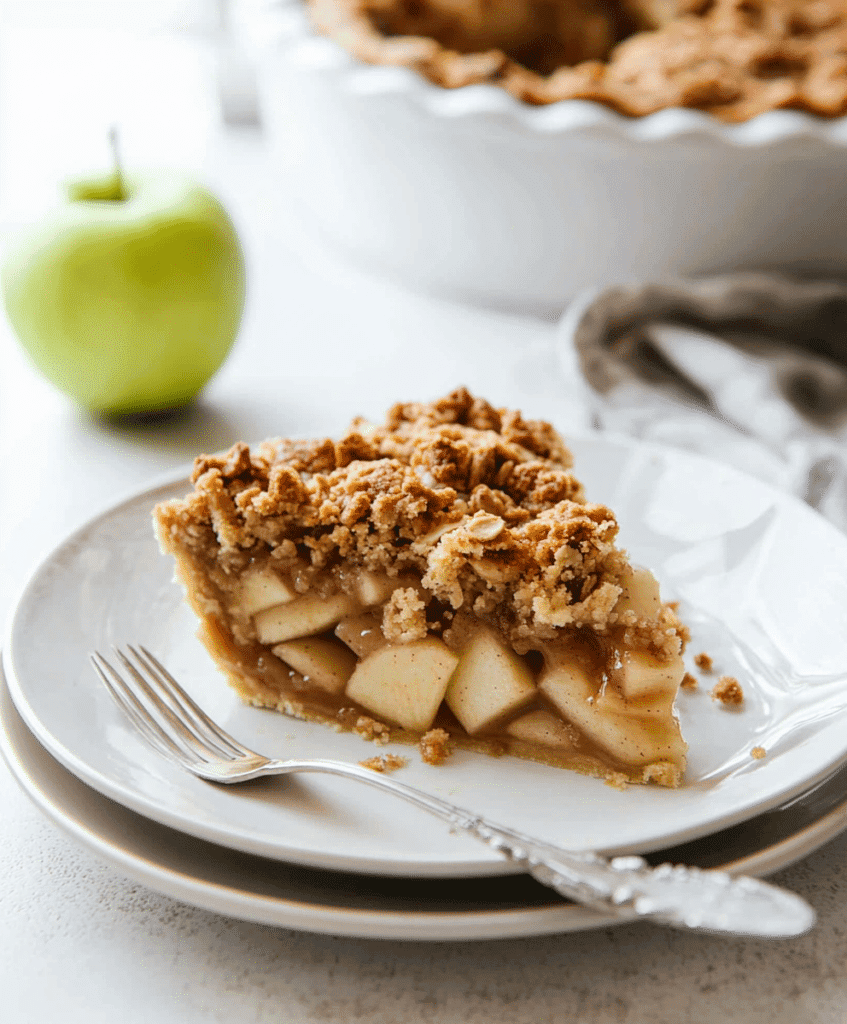 Apple Crumble Pie Recipe - avarecipes.com