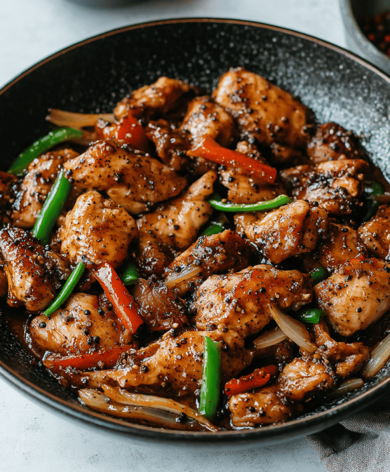 Black Pepper Chicken Recipe - avarecipes.com