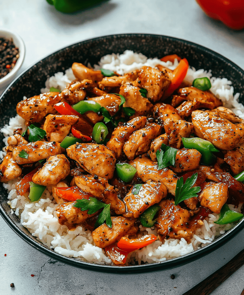 Black Pepper Chicken Recipe - avarecipes.com