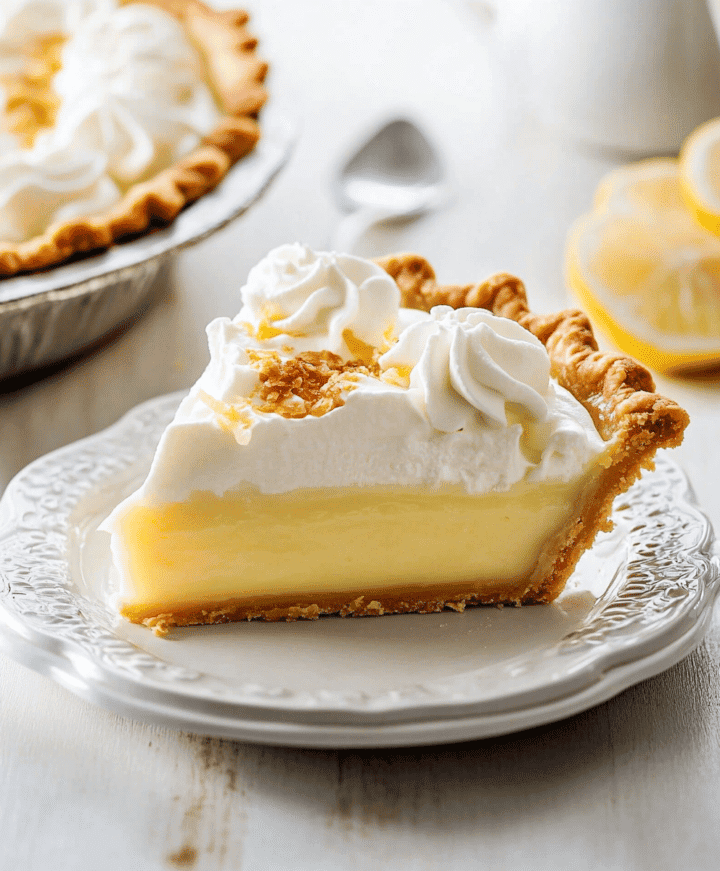 Creamy Lemon Pie Recipe - avarecipes.com