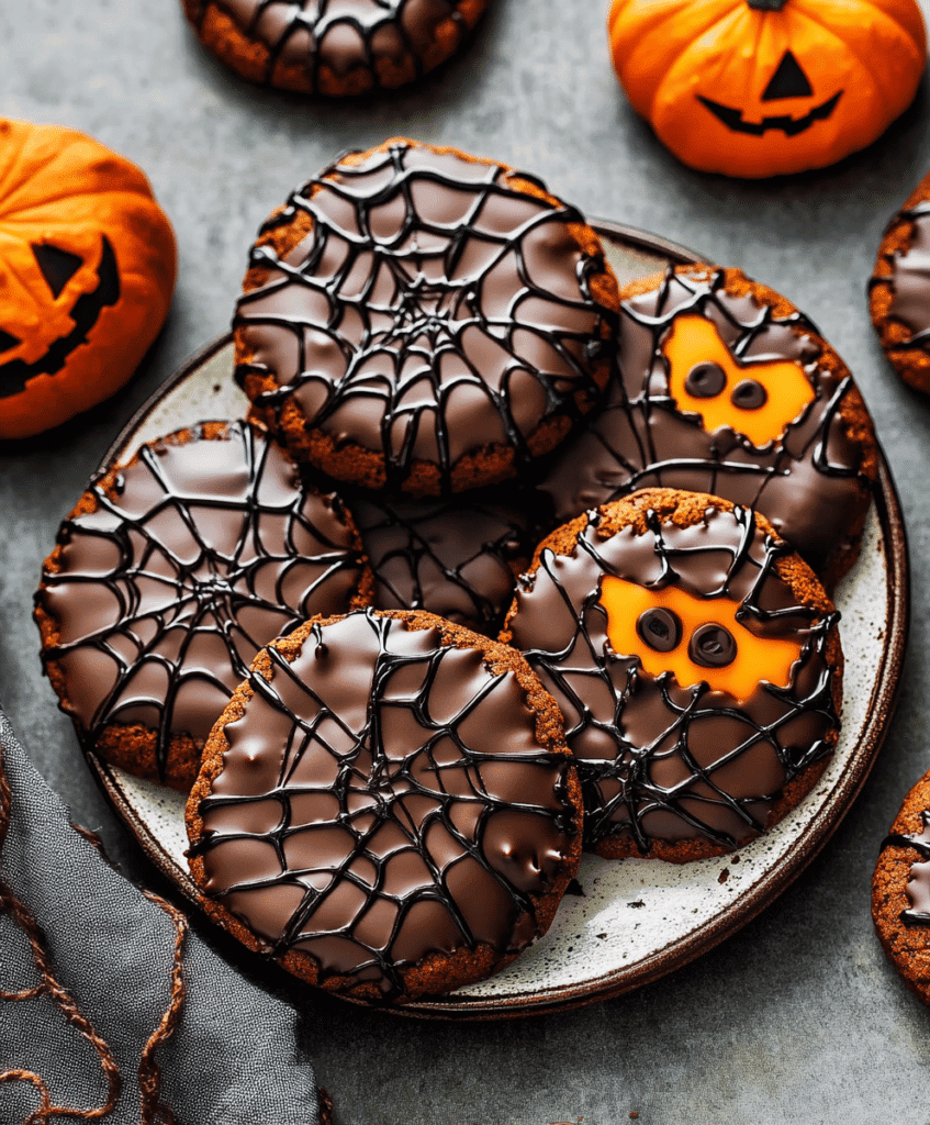 Halloween Chocolate Cookies Recipe - avarecipes.com