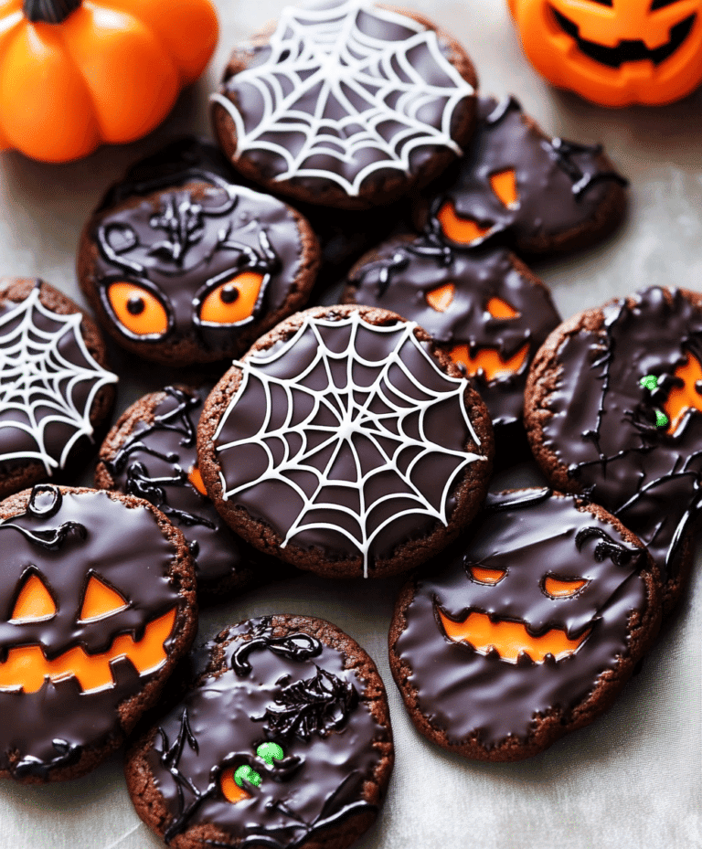 Halloween Chocolate Cookies Recipe - avarecipes.com