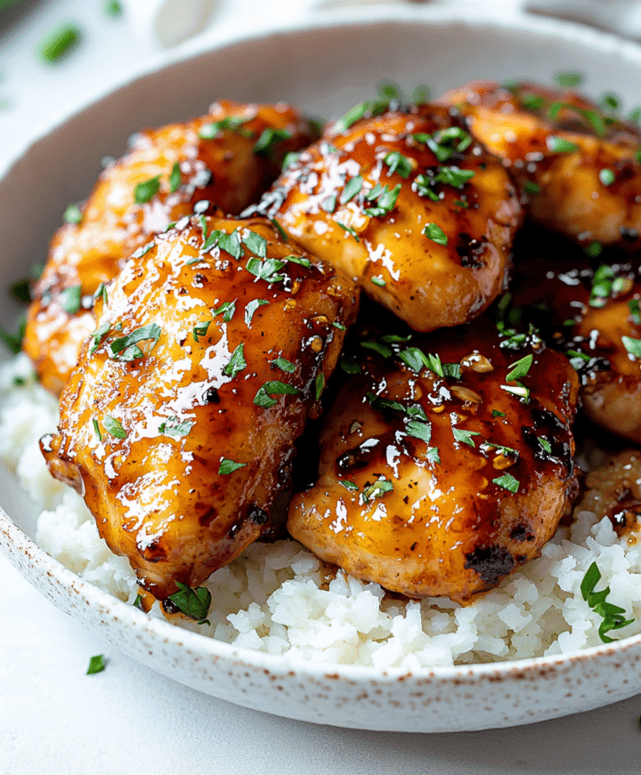 Honey Garlic Chicken Recipe - avarecipes.com