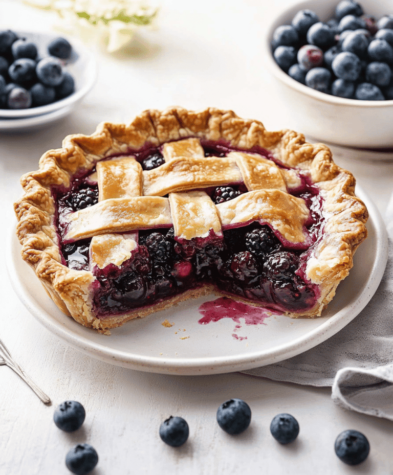 Triple Berry Pie Recipe - avarecipes.com