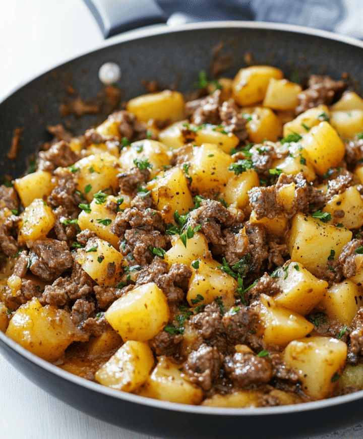 Beef And Potatoes Skillet Recipe - avarecipes.com