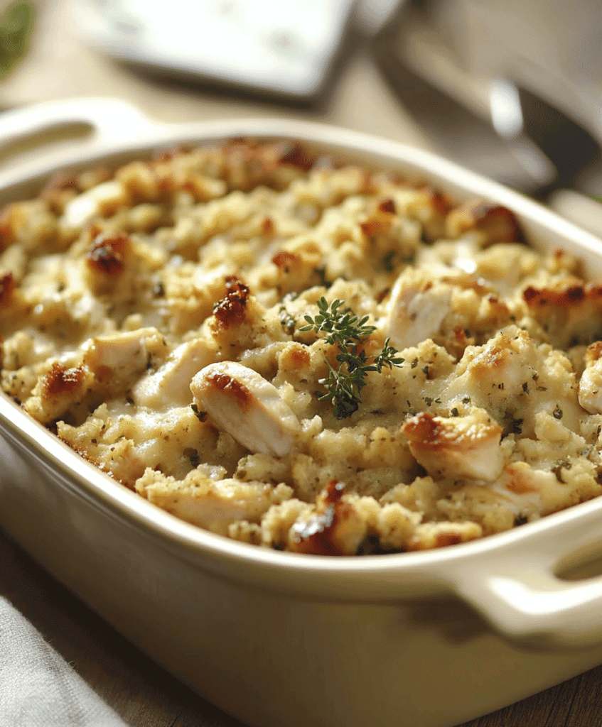 Chicken & Stuffing Bake Recipe - avarecipes.com