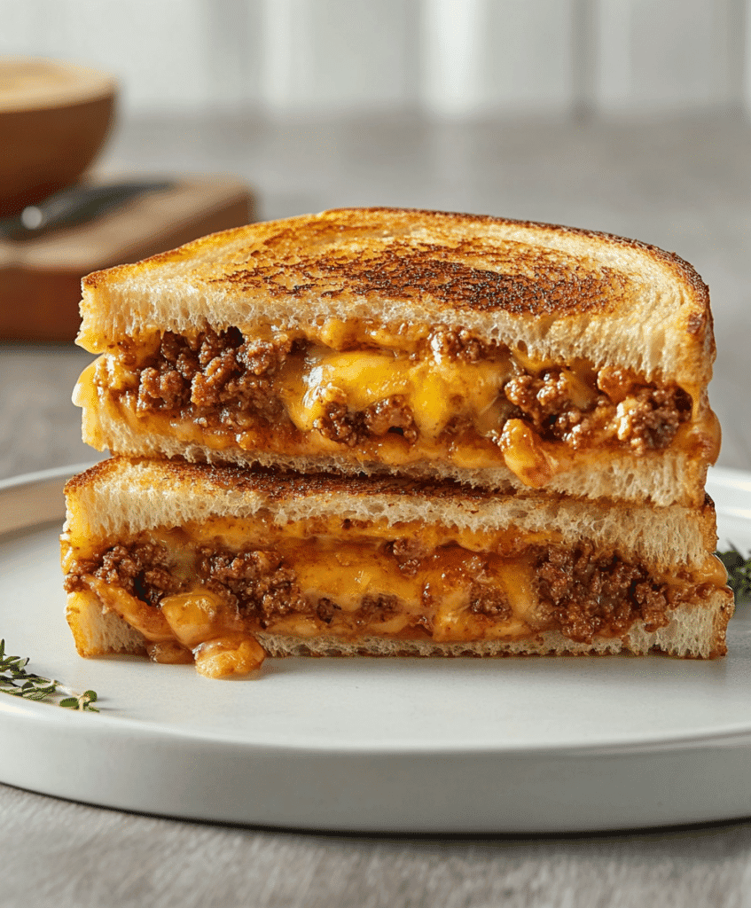 Ground Beef Grilled Cheese Sandwich Recipe - avarecipes.com