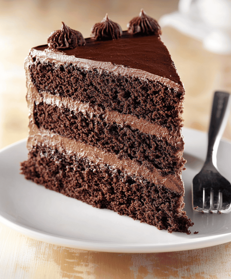 Triple Chocolate Cake Recipe - avarecipes.com