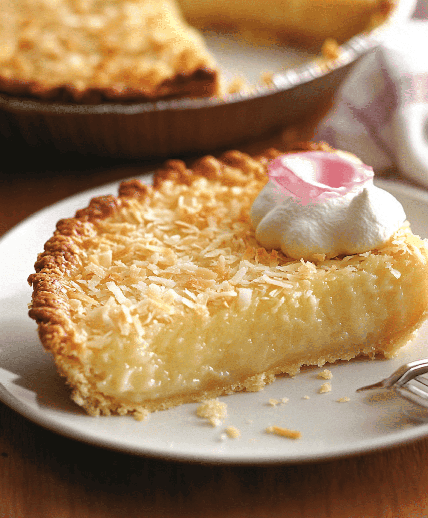 Easy Coconut Pie Recipe - avarecipes.com