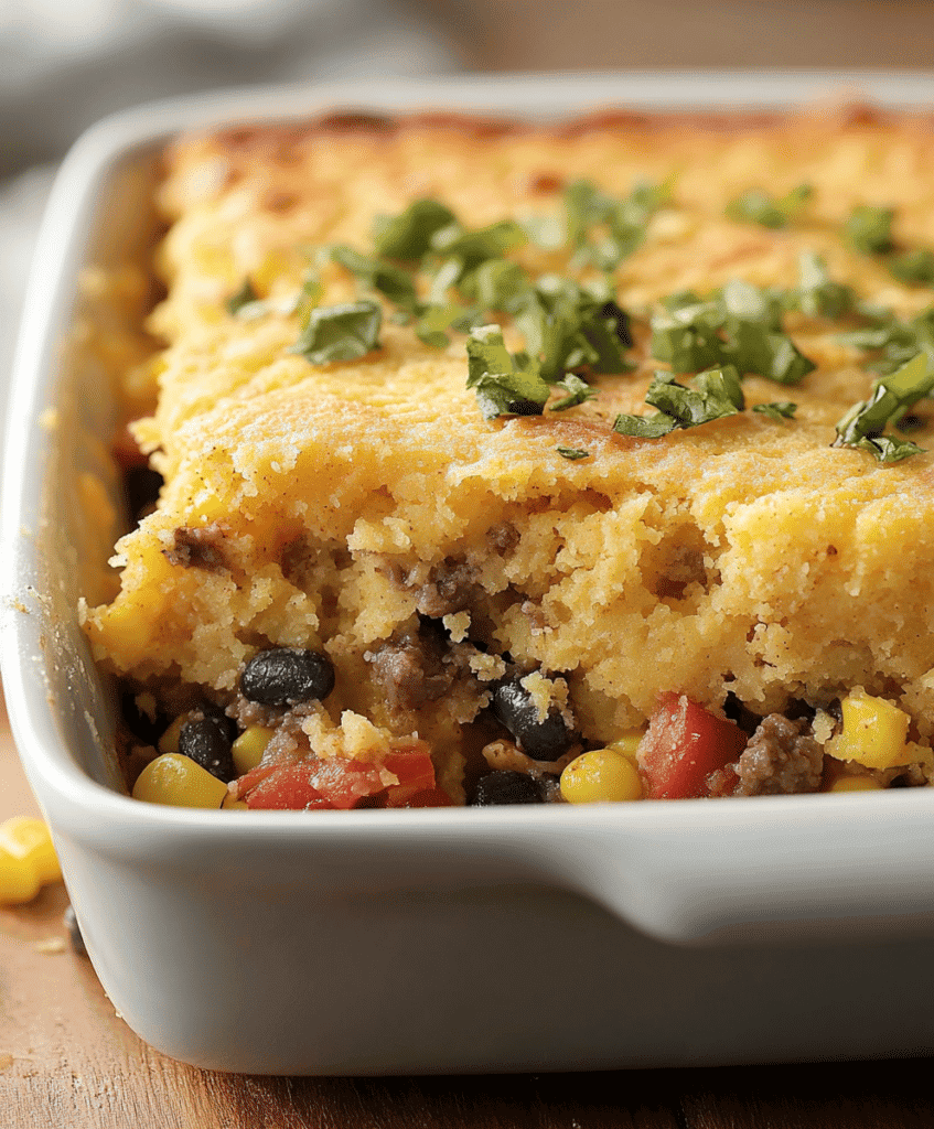 Easy Cowboy Cornbread Casserole Recipe - avarecipes.com