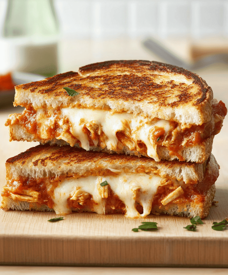 Lazy Chicken Parmesan Grilled Cheese Recipe - avarecipes.com
