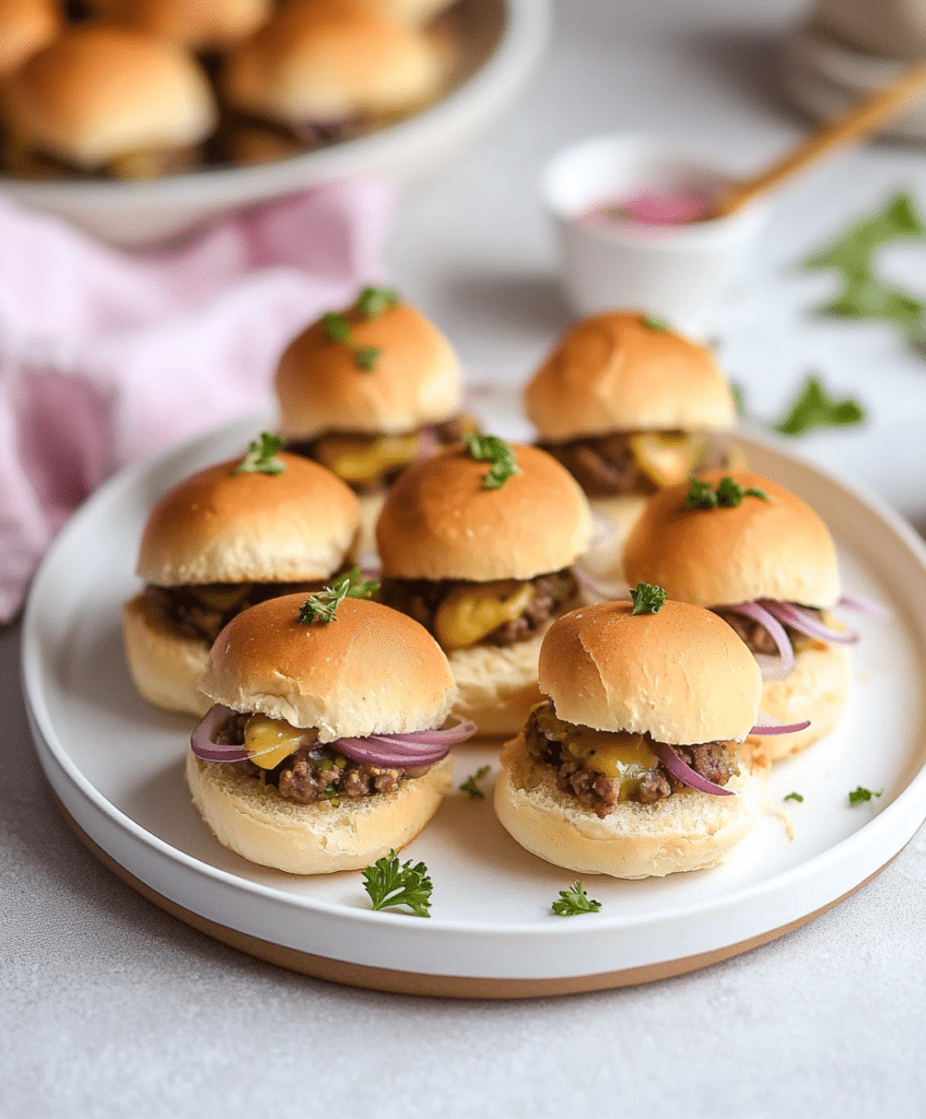 Mini Sliders Recipe - avarecipes.com