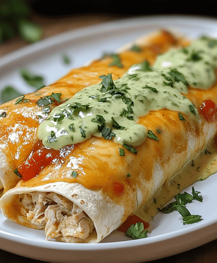 Smothered Baked Chicken Burritos Recipe - avarecipes.com