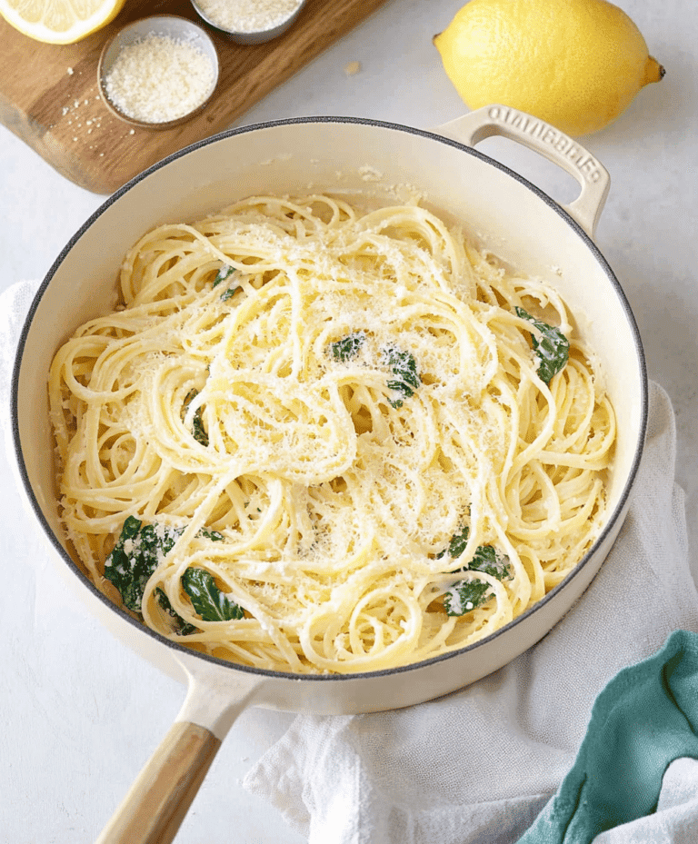Creamy Lemon Ricotta Pasta Recipe - avarecipes.com