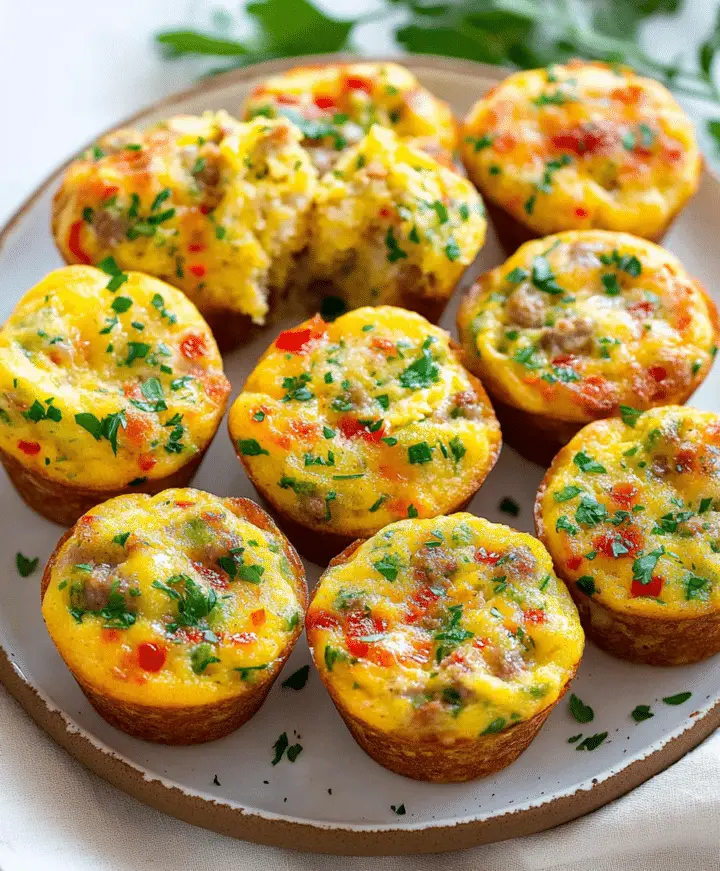 Easy Sausage Breakfast Muffins Recipe - avarecipes.com