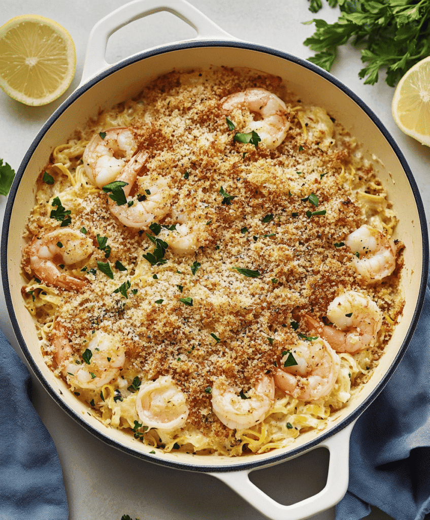Baked Shrimp Scampi With Bread Crumbs Recipe - avarecipes.com