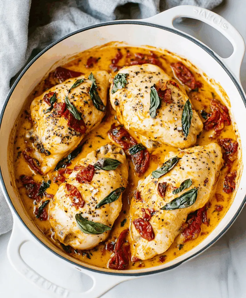 Baked Tuscan Chicken Recipe - avarecipes.com