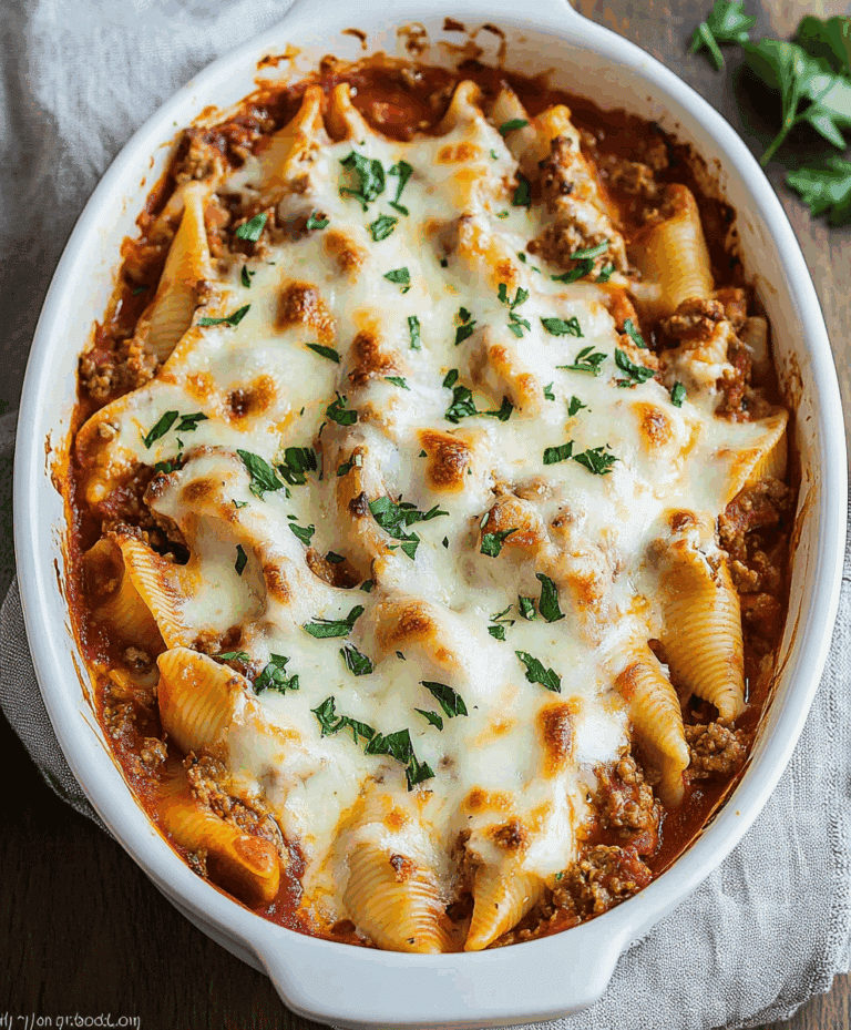 Creamy Ricotta Beef Stuffed Shells Pasta Recipe - avarecipes.com