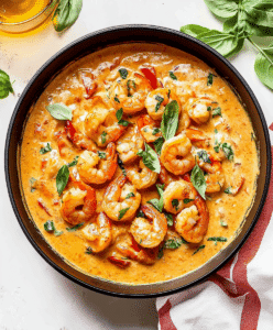 Thai Inspired Creamy Coconut Shrimp Recipe - avarecipes.com