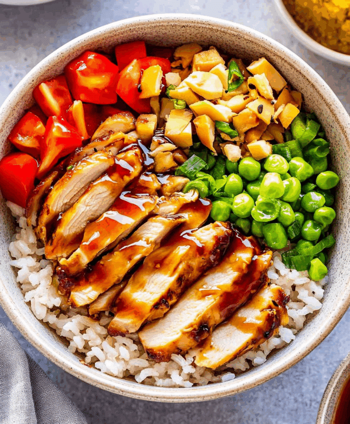 The Best Teriyaki Chicken Rice Bowl Recipe - avarecipes.com