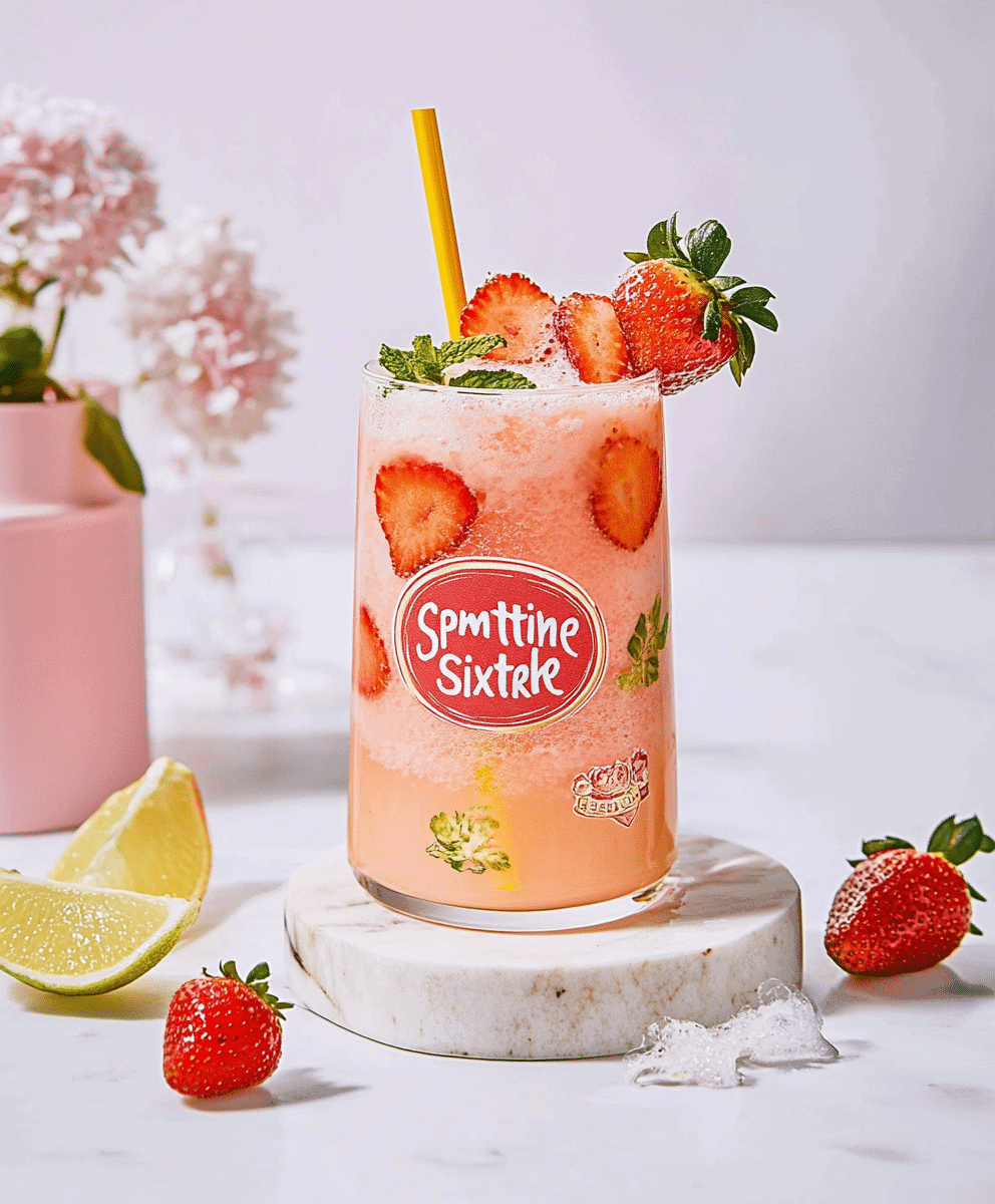 Springtime Strawberry Sipper Recipe - avarecipes.com