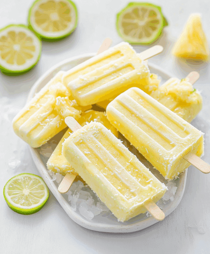 Summer Pineapple Coconut Pops Recipe - avarecipes.com